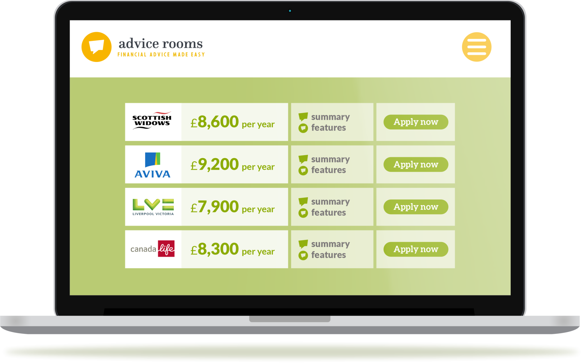 Compare Annuity Rates Calculator UK | Advice Rooms
